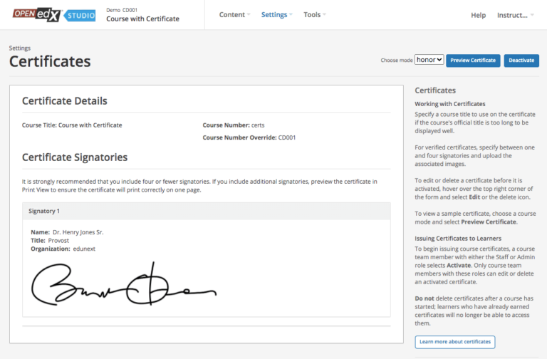 Studio - Managment sytem in the Open edX platform - edunext